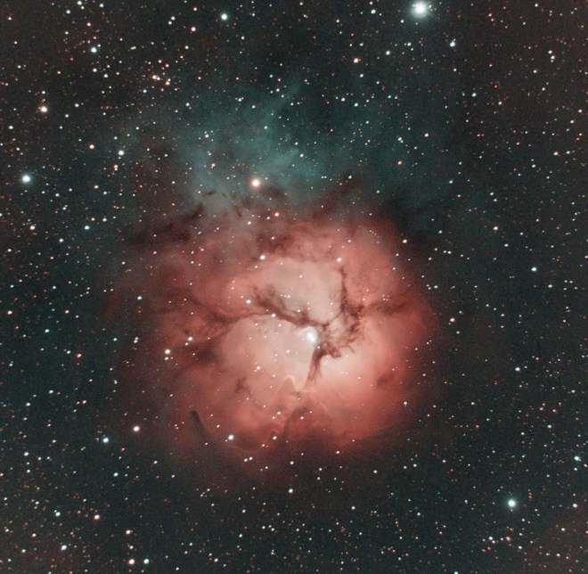 Trifid Nebula – Night Sky in Focus